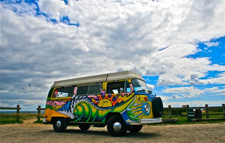 Surfing Van and Killer Art - Drew Brophy - Surf Lifestyle Art