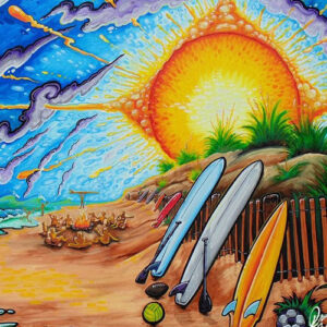 Surfboard Artist, Muralist, & Unique Promotional Advertising from Drew ...