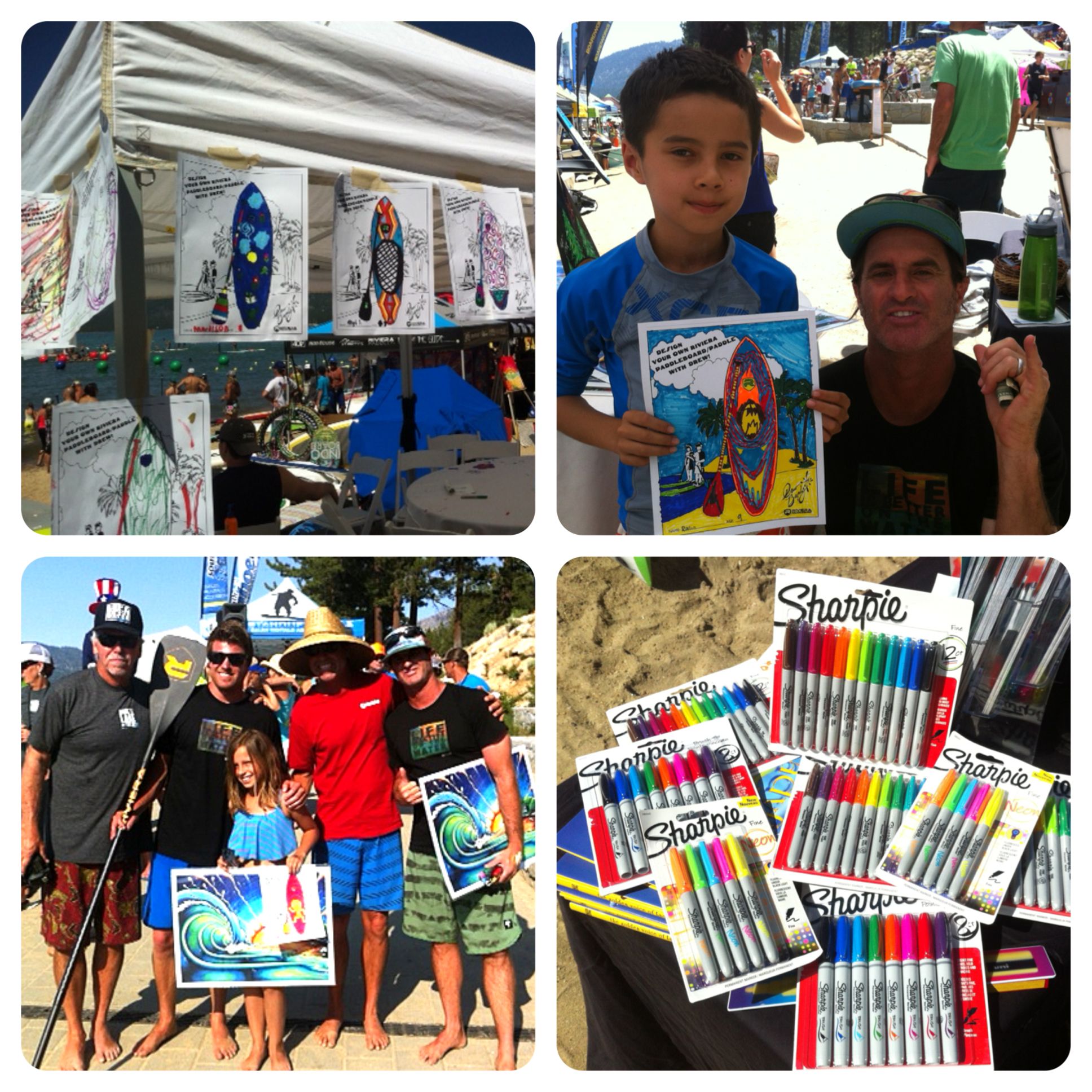 Kids Design Paddleboards at Drews Art Grotto - Young Artist Wins Custom ...