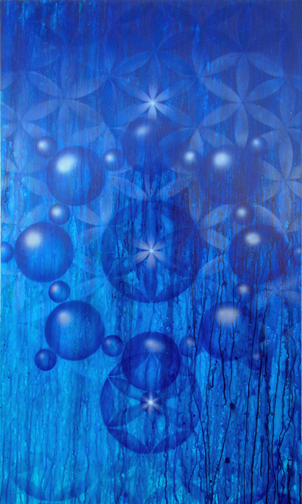 BLUE WATER CLUSTER Painting Story - What you Didn't Know About Water ...